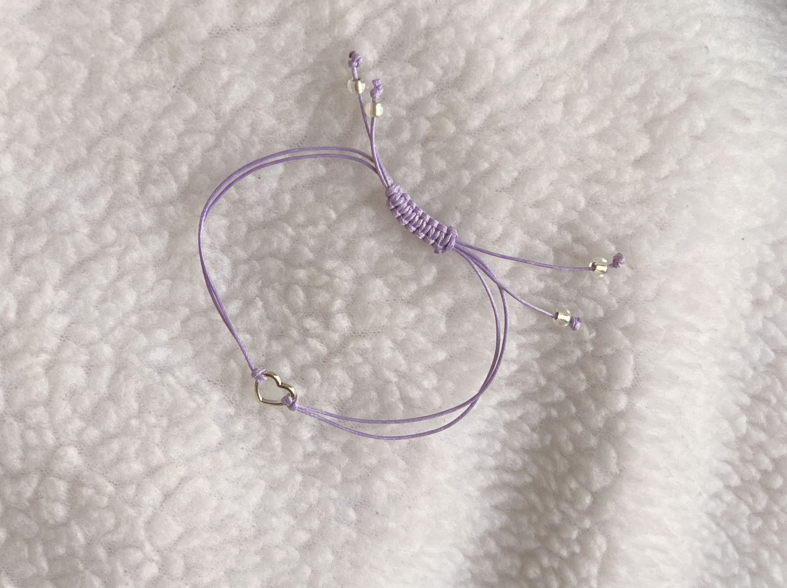 BTS Army Borahae Purple Heart Friendship Apobangpo Bracelet - Etsy