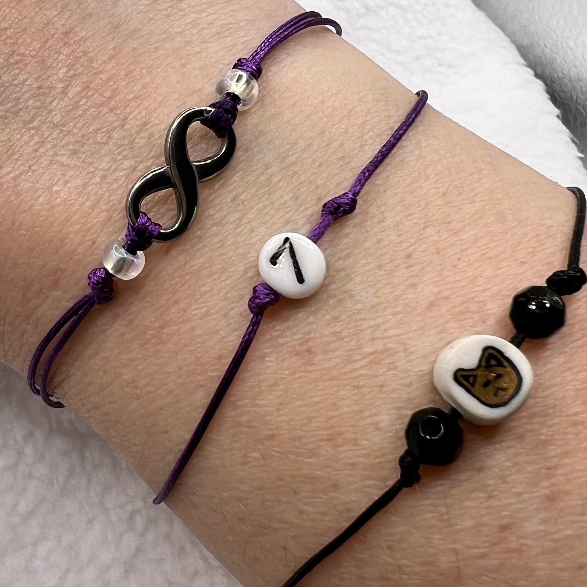 BTS Infinity Charm Bracelet - Etsy