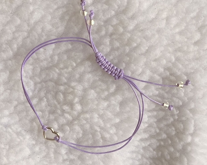 BTS Army Borahae Purple Heart Friendship Apobangpo Bracelet - Etsy