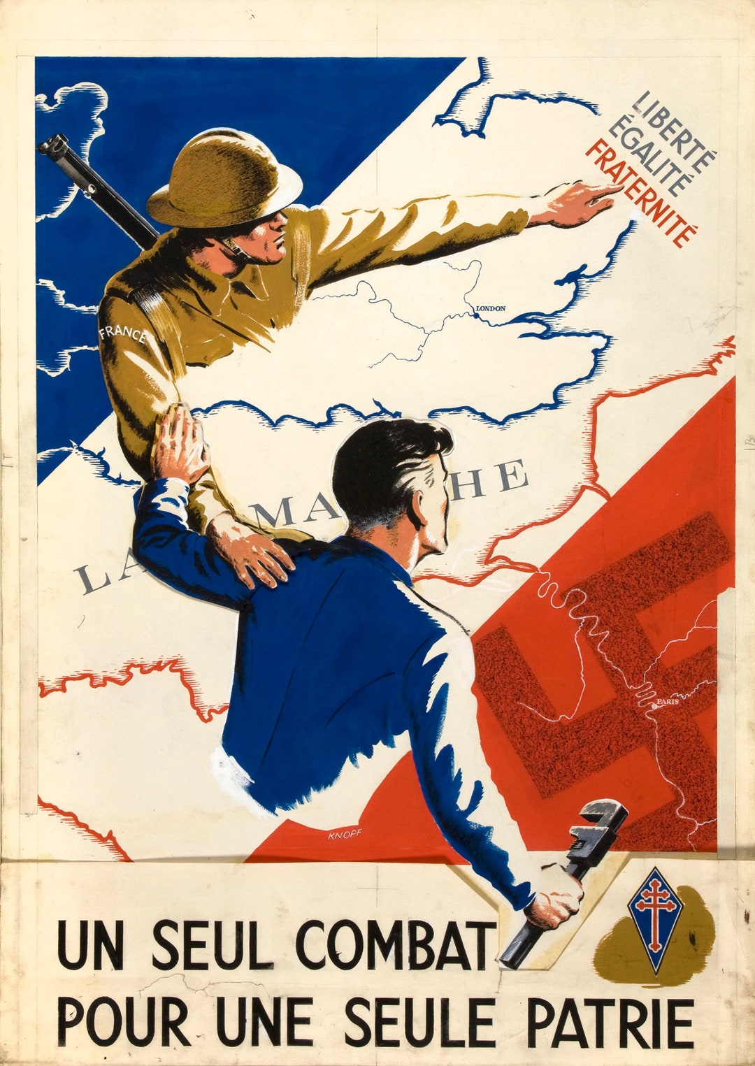 WW2 British French Poster WW2 British Propaganda WW2 French Propaganda ...