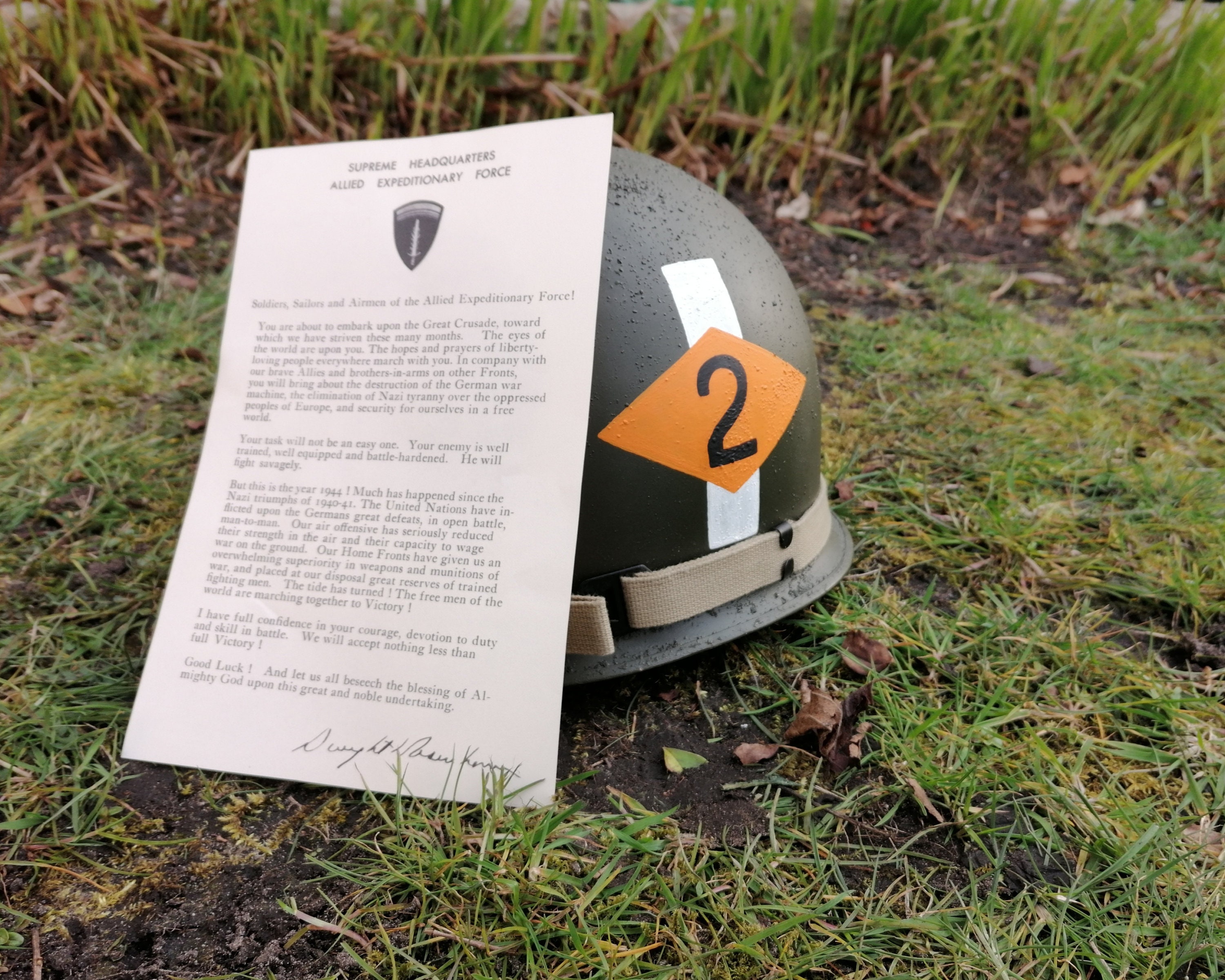 WW2 D-DAY 6th June 1944 Eisenhower Order of the Day Letter to Allied ...