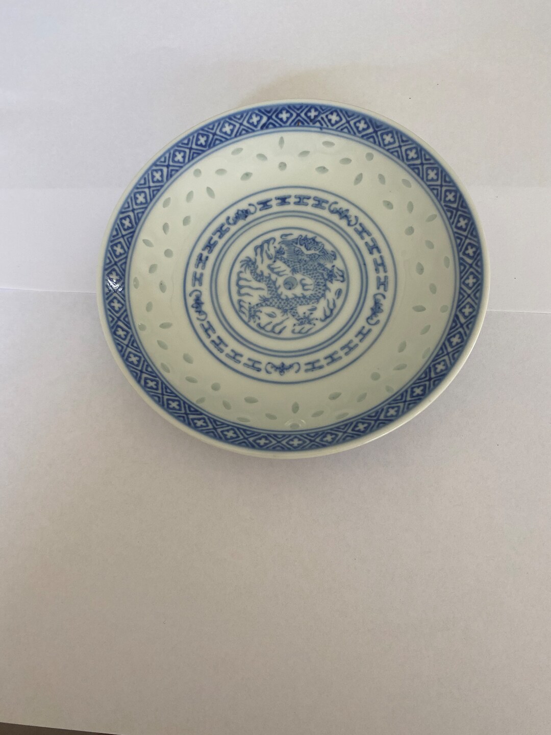 Antique Chinese Wanyu Blue and White Porcelain Rice Grain/eye - Etsy