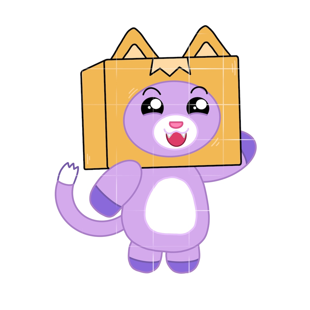 Lankybox Foxy Youtube Inspired Digital Download Artwork - Etsy New Zealand