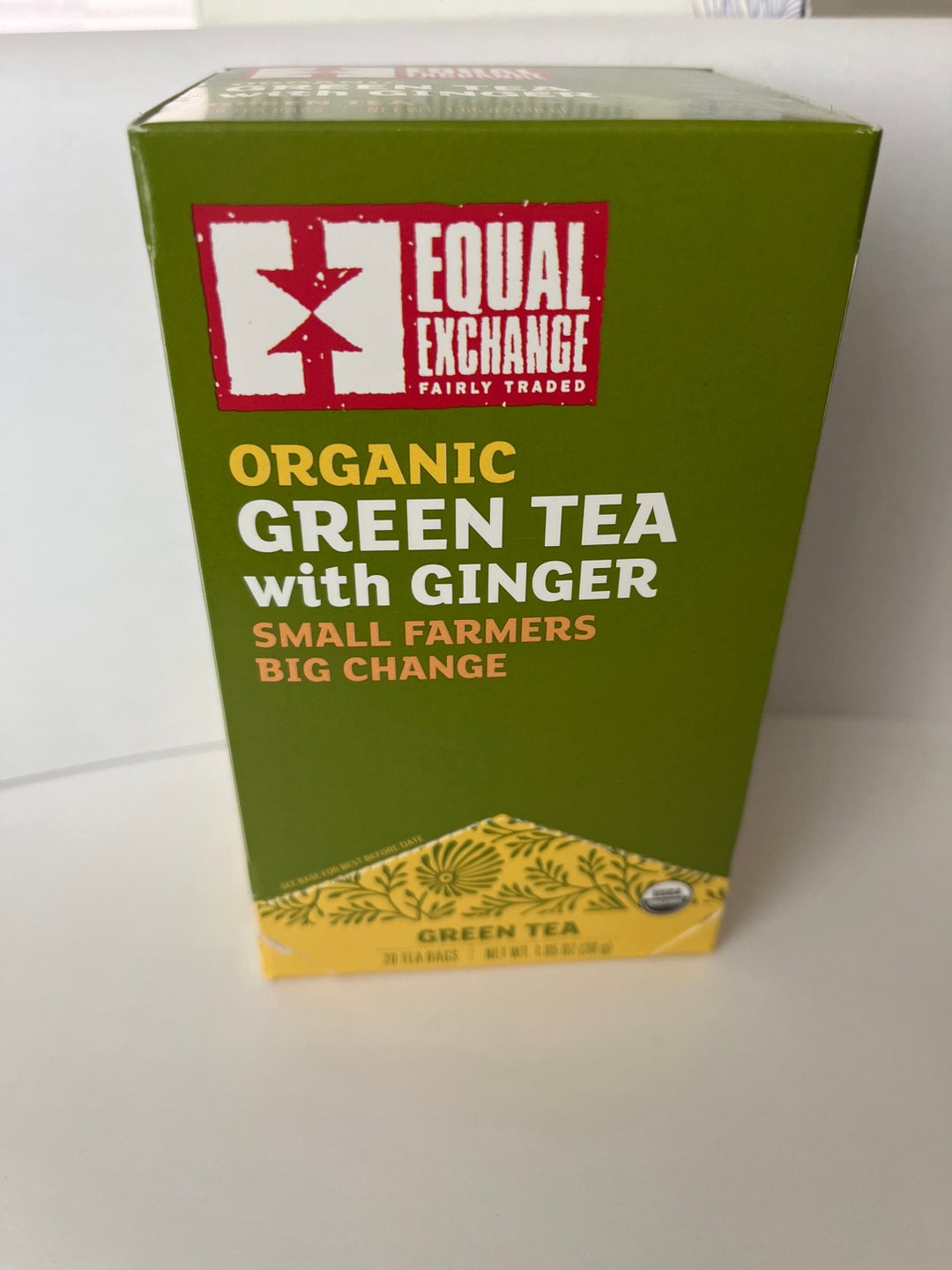Equal Exchange Organic Green Tea With Ginger - Etsy