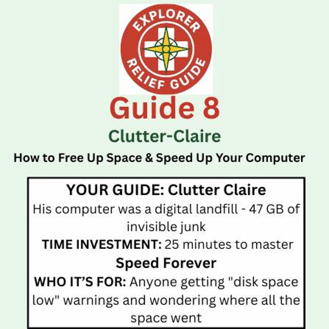 Guide_8_clutter-claire How to Free up Space & Speed up Your Computer - Etsy