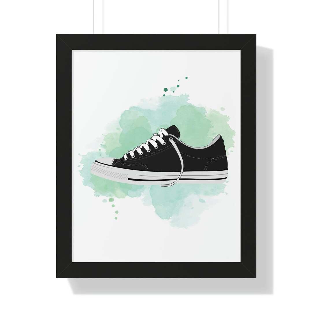 Pop Art Sneaker Wall Decor - Unique Converse Wall Art for Sneaker Lover ...