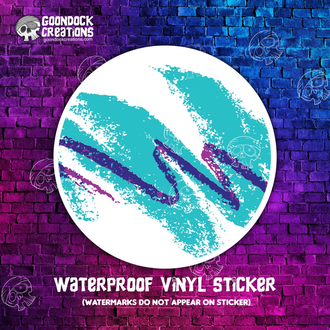 Retro 90s Jazz Waterproof Vinyl Sticker (various Styles) - Etsy