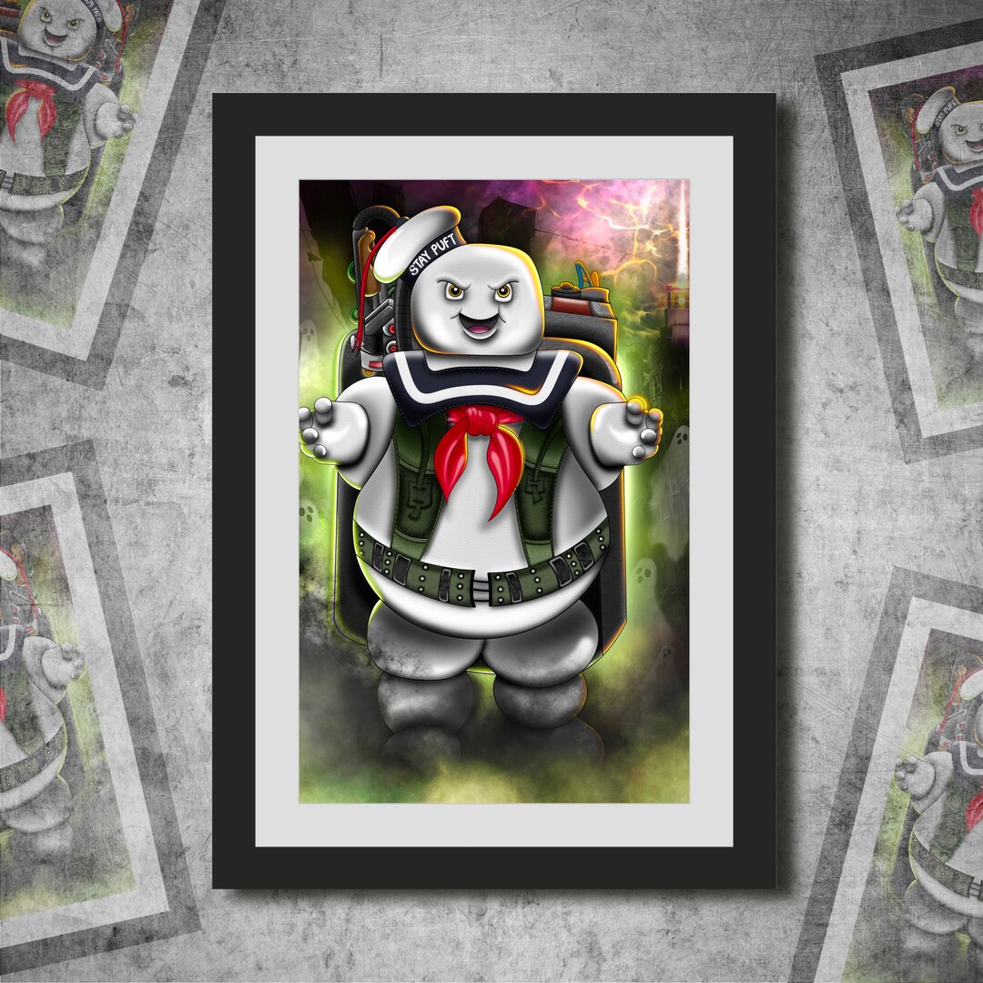 Ghost Fighting Marshmallow Man NYC Takeover Print Various Sizes (2054 ...