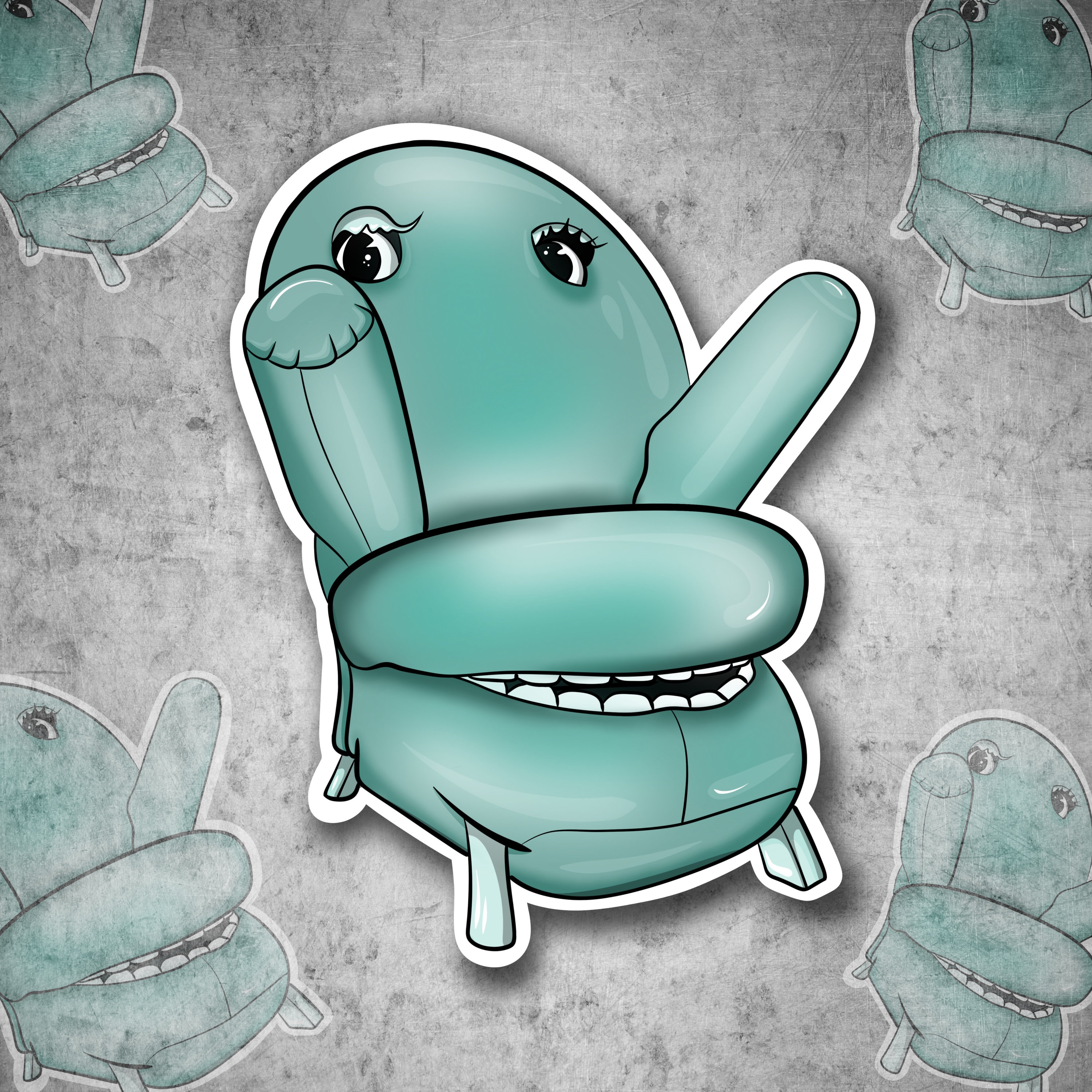 Playhouse Chairry Waterproof Vinyl Sticker - Etsy