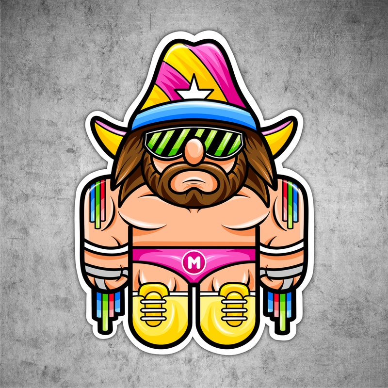 Wrestling Stickers - Etsy