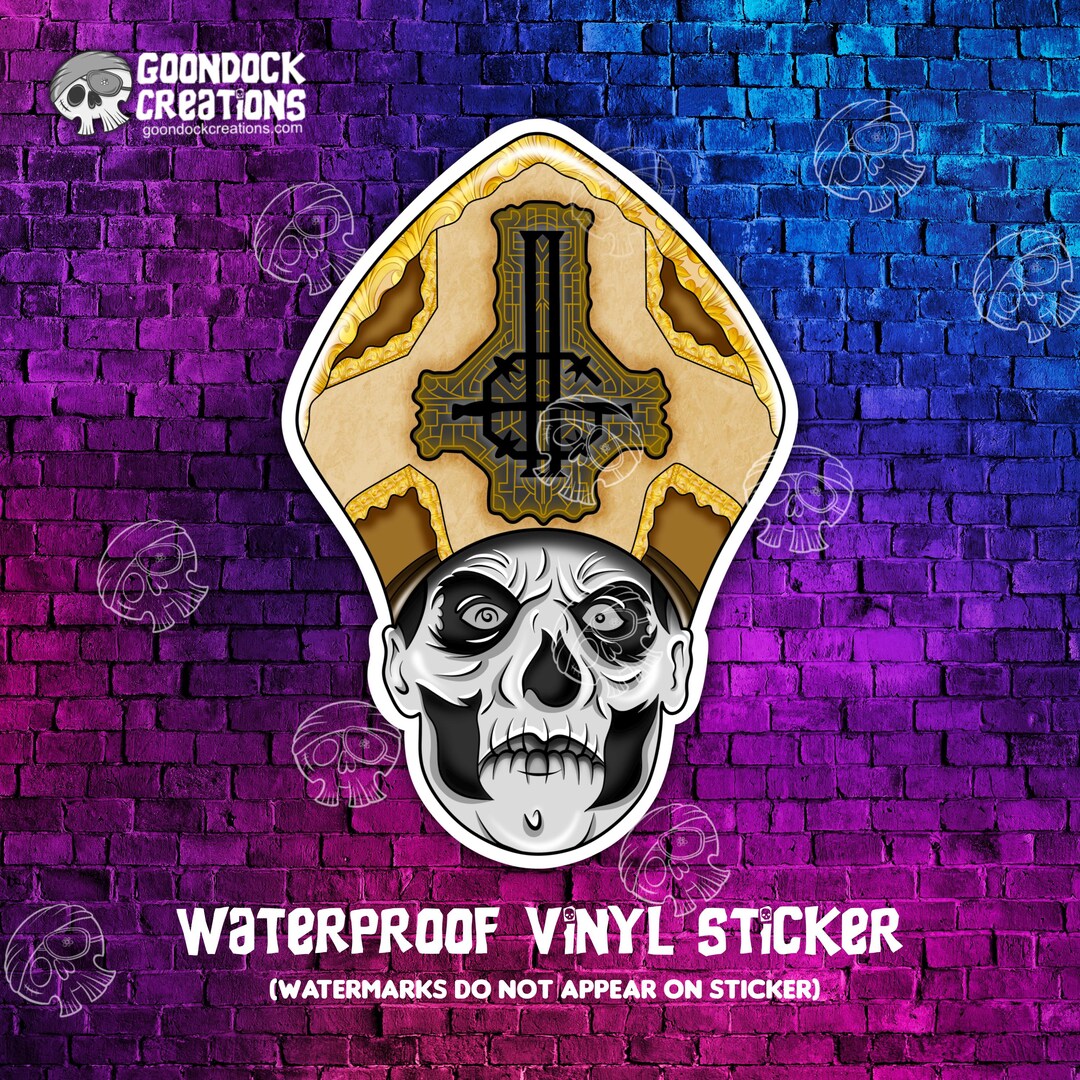 Papa Cardinal Waterproof Vinyl Sticker Various Finishes (175,241) - Etsy