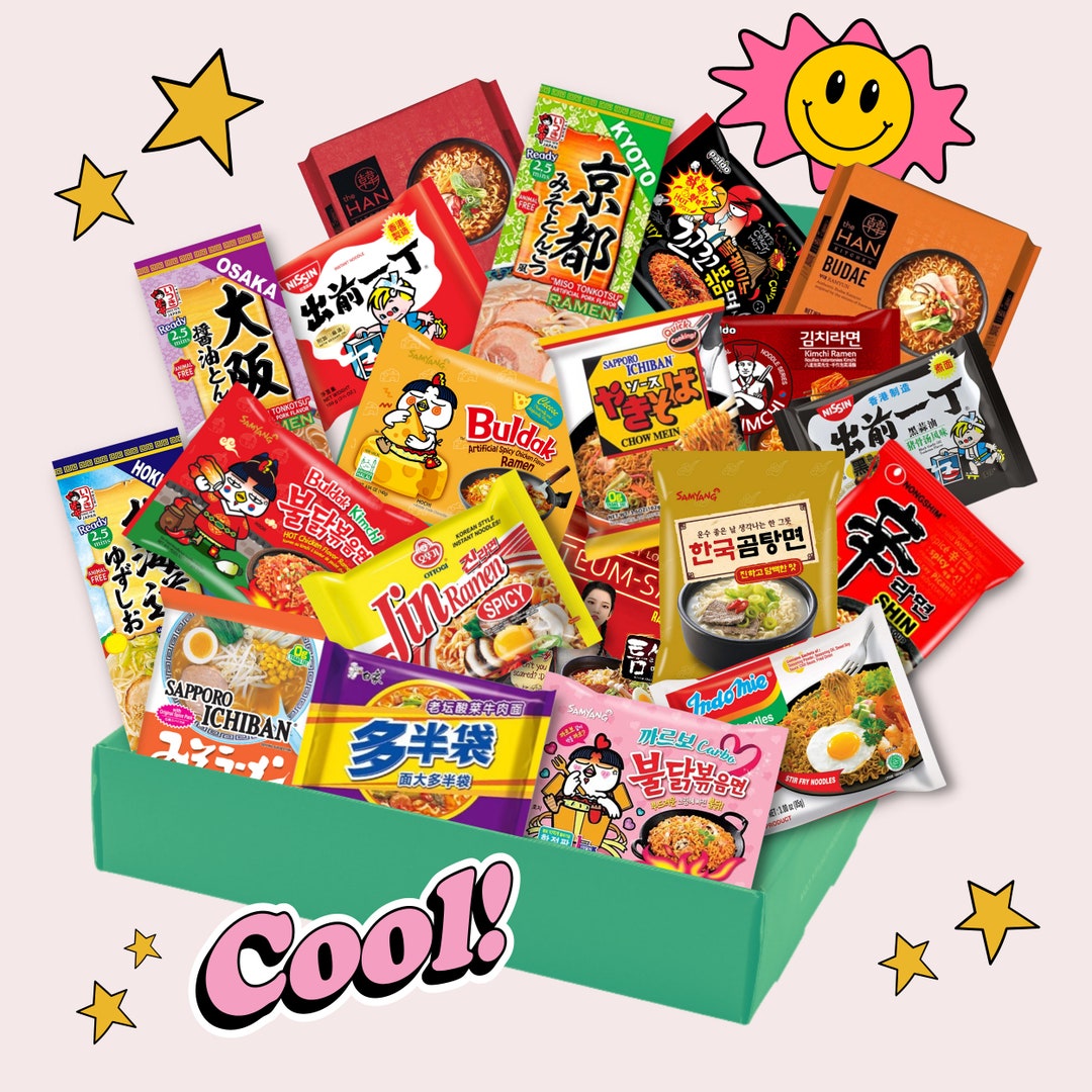 20 Surprise Ramen Food Gift Pack: Authentic Instant Noodles - Etsy
