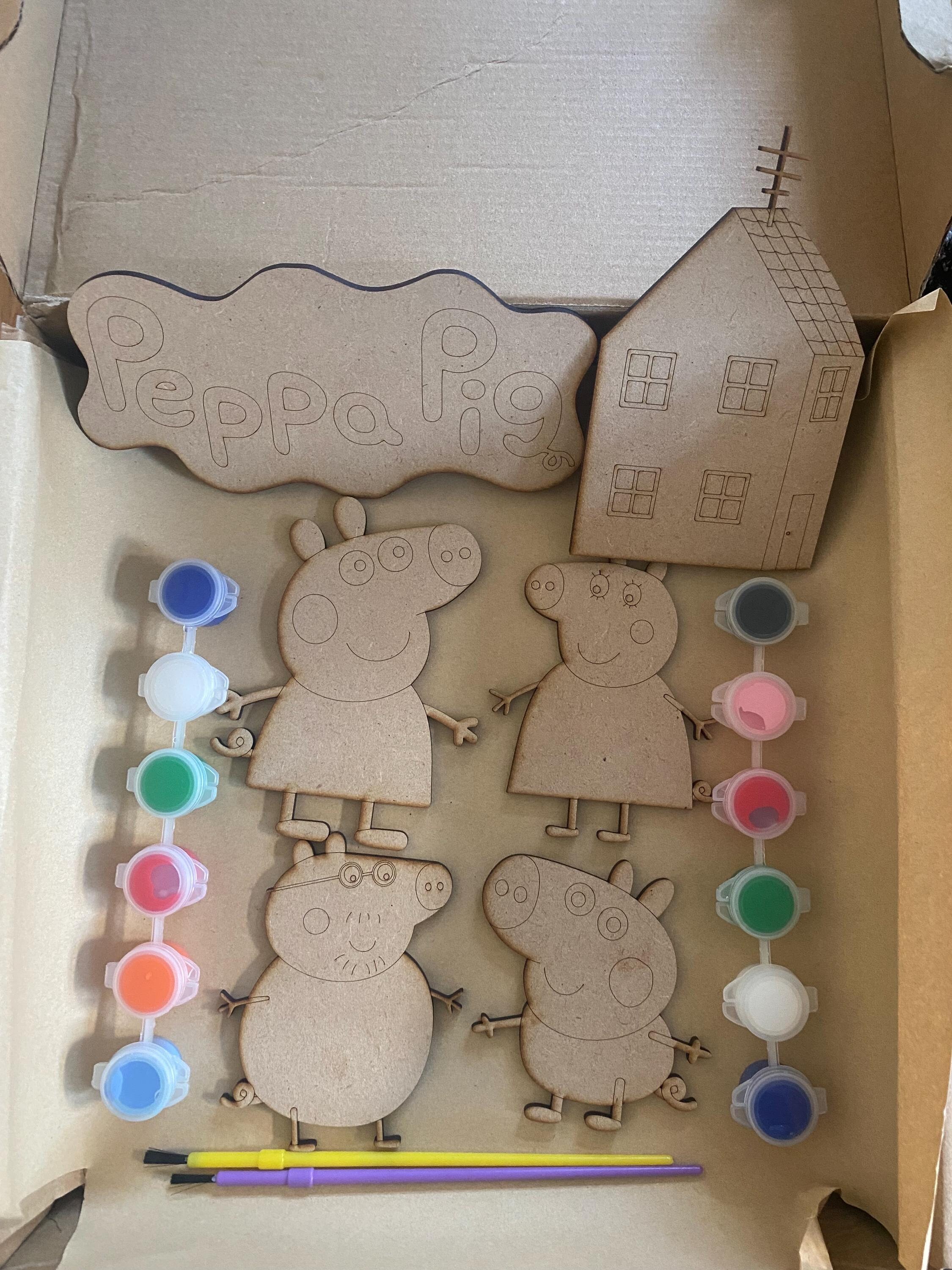 Peppa Pig Paint Your Own Craft Kit: Children's Room Decoration - Etsy UK