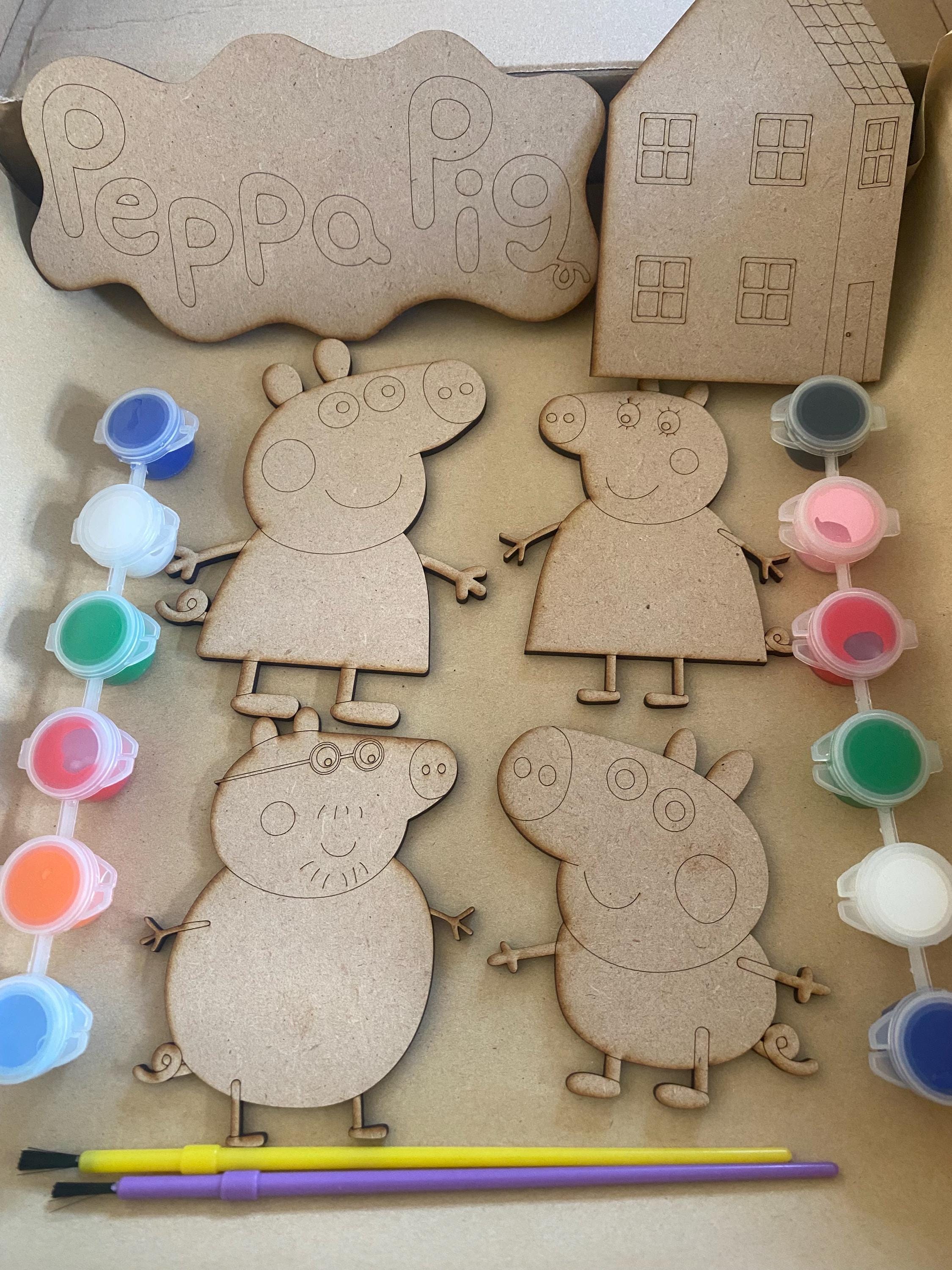 Peppa Pig Paint Your Own Craft Kit: Children's Room Decoration - Etsy UK