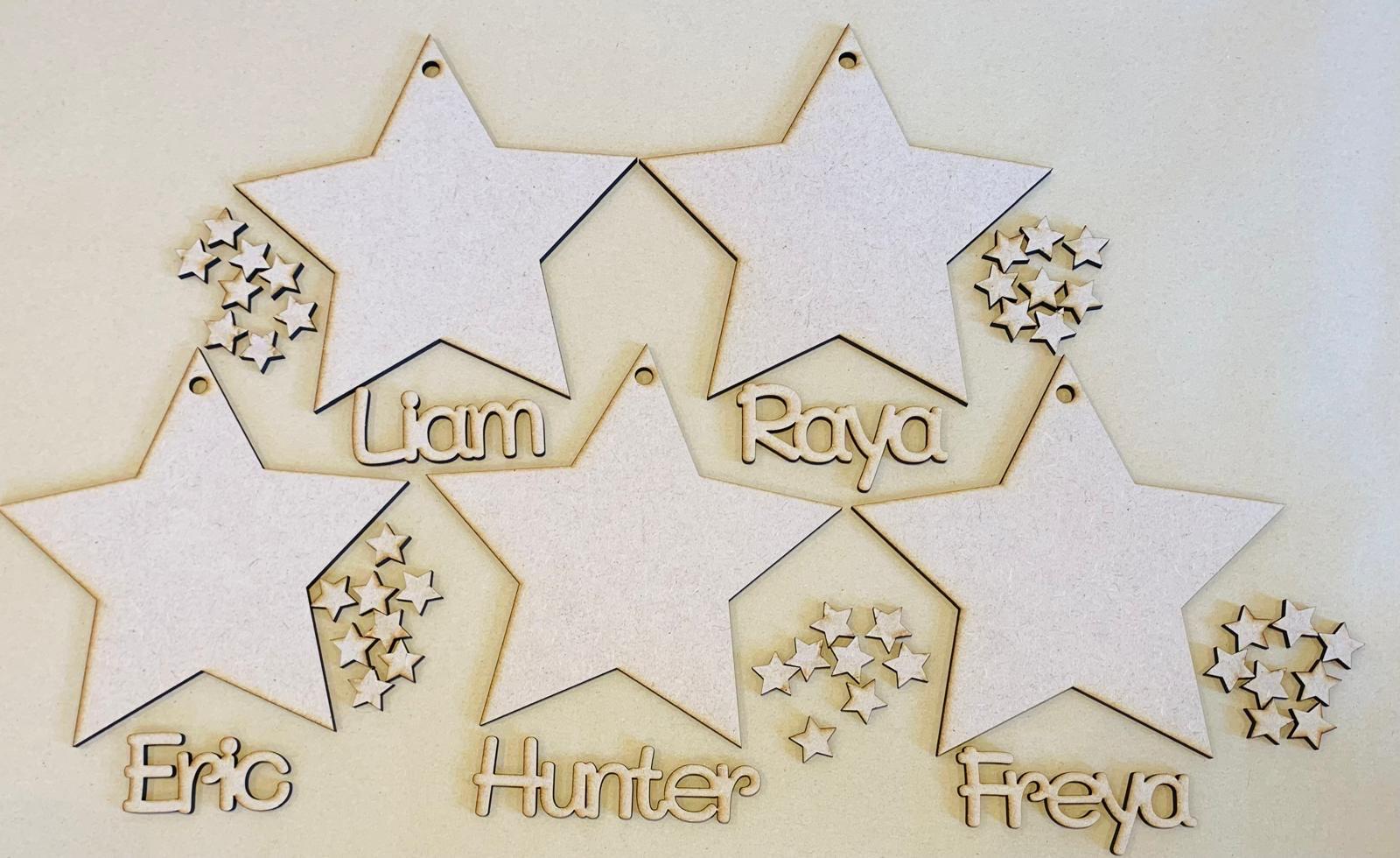 Personalized Star DIY Kit - Paint It and Glue It - Kids Star Craft Kit ...