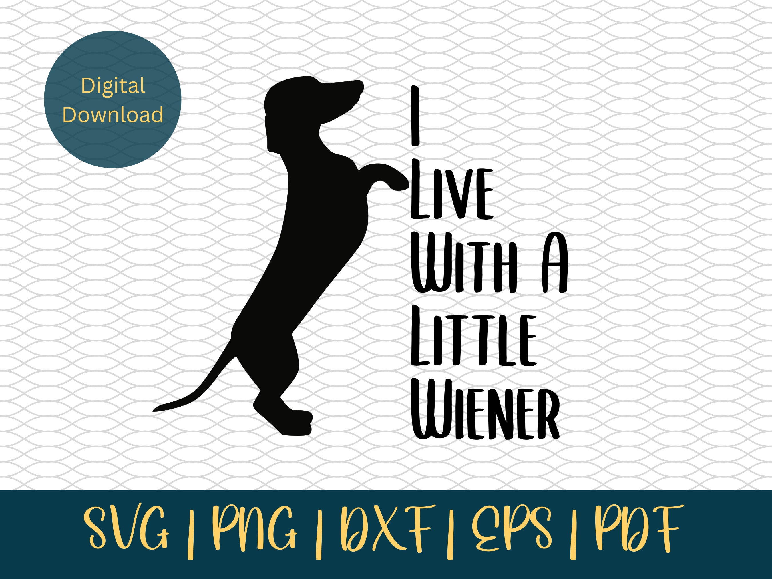 Funny Dachshund SVG, Little Wiener SVG, Dachshund Svg, Wiener Dog Svg ...