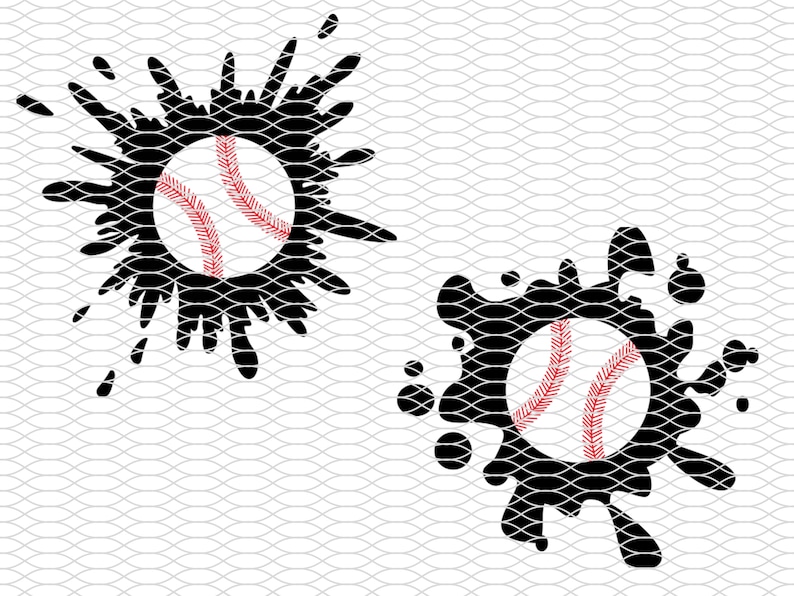 Baseball Svg, Splatter Baseball, Paint Splash Svg, Svg Files Cricut ...