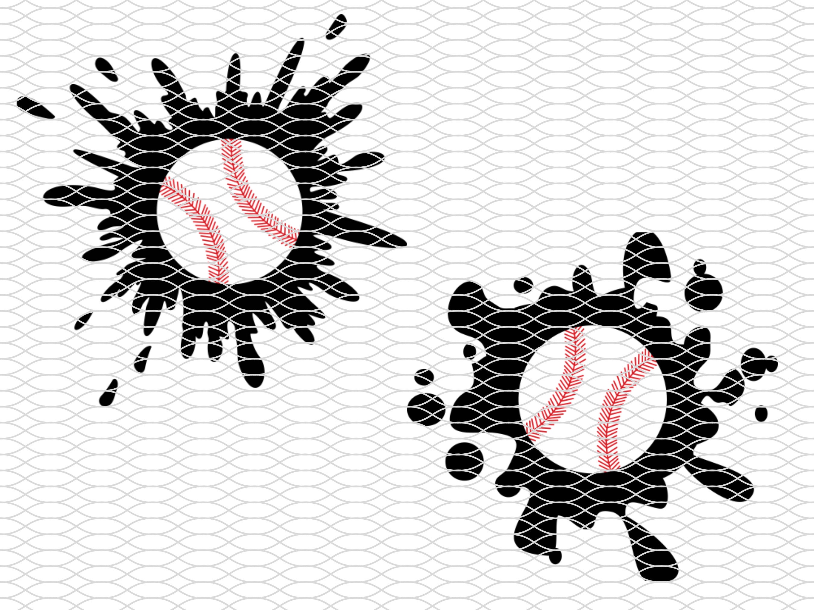 Baseball Svg, Splatter Baseball, Paint Splash Svg, Svg Files Cricut ...