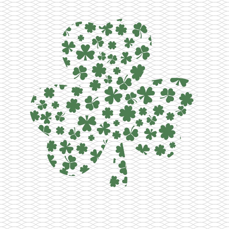 Shamrock Clover Svg, Clover Leaf SVG, Shamrock SVG, Clover Svg, St ...