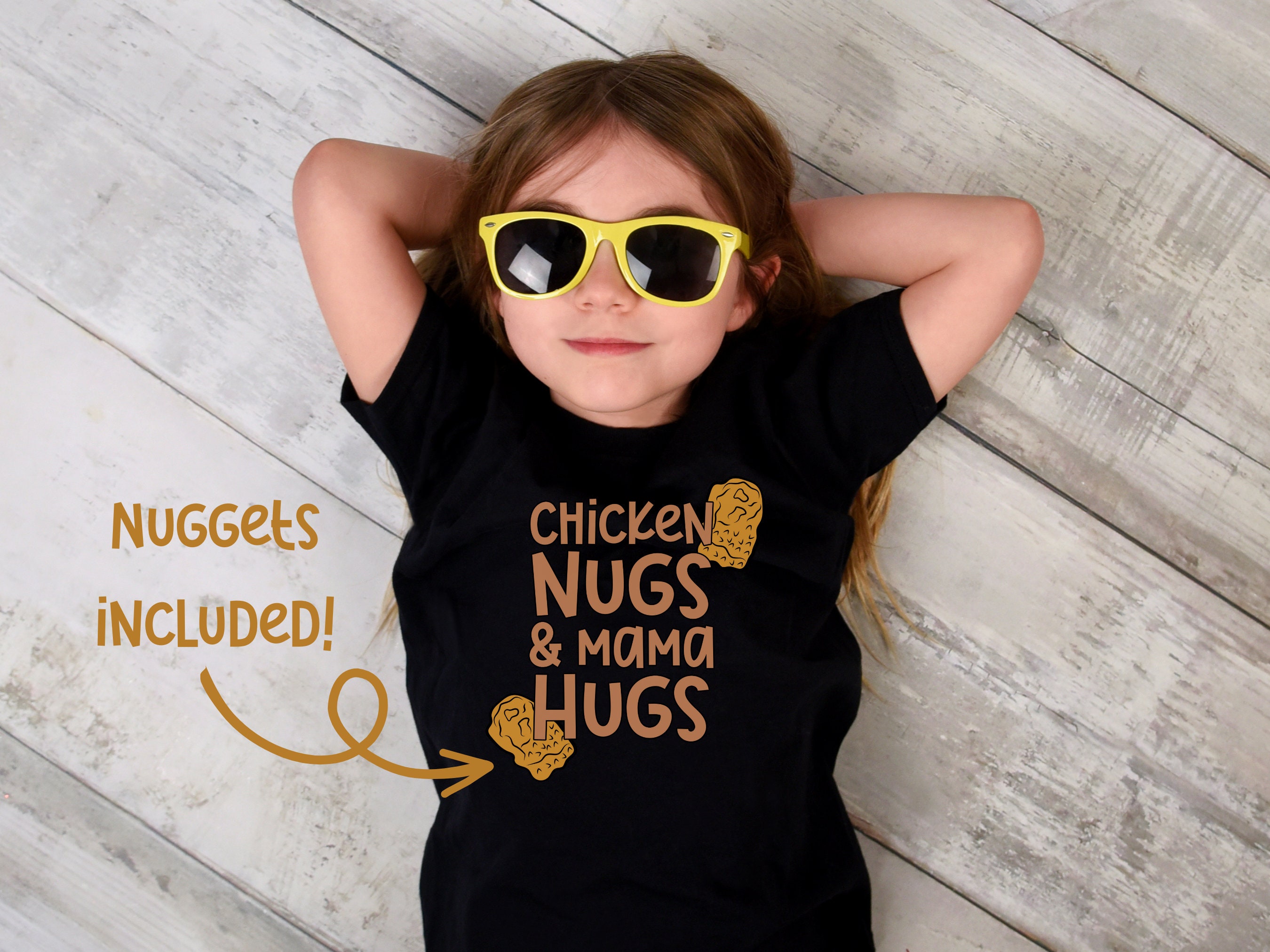 Chicken Nugs and Mama Hugs, Chicken Nuggets Svg Bundle, Family Svg ...