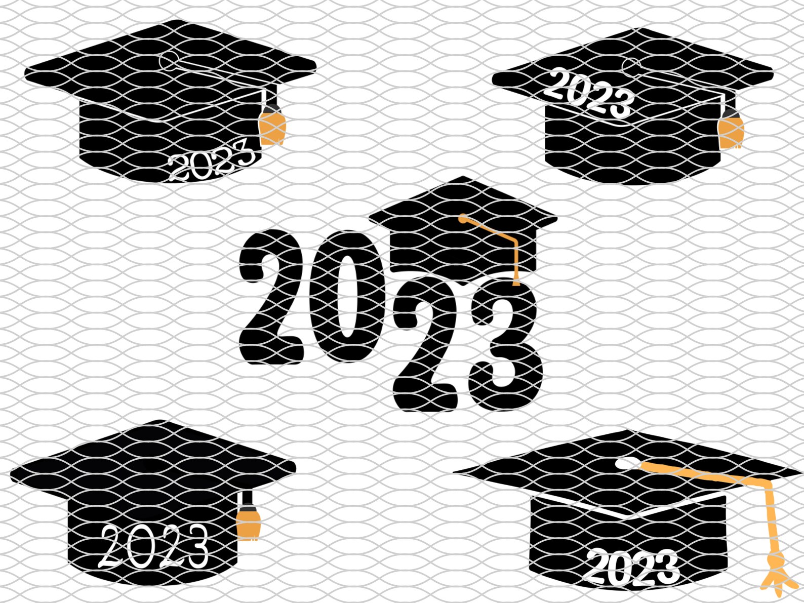 Graduation Caps Svg, Graduation Svg, Graduation Png, Class of 2023 ...
