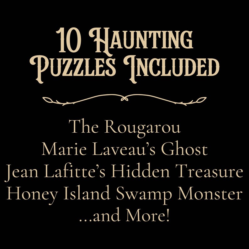 Haunted Louisiana Word Search Printable – Bayou Spirits & Legends ...