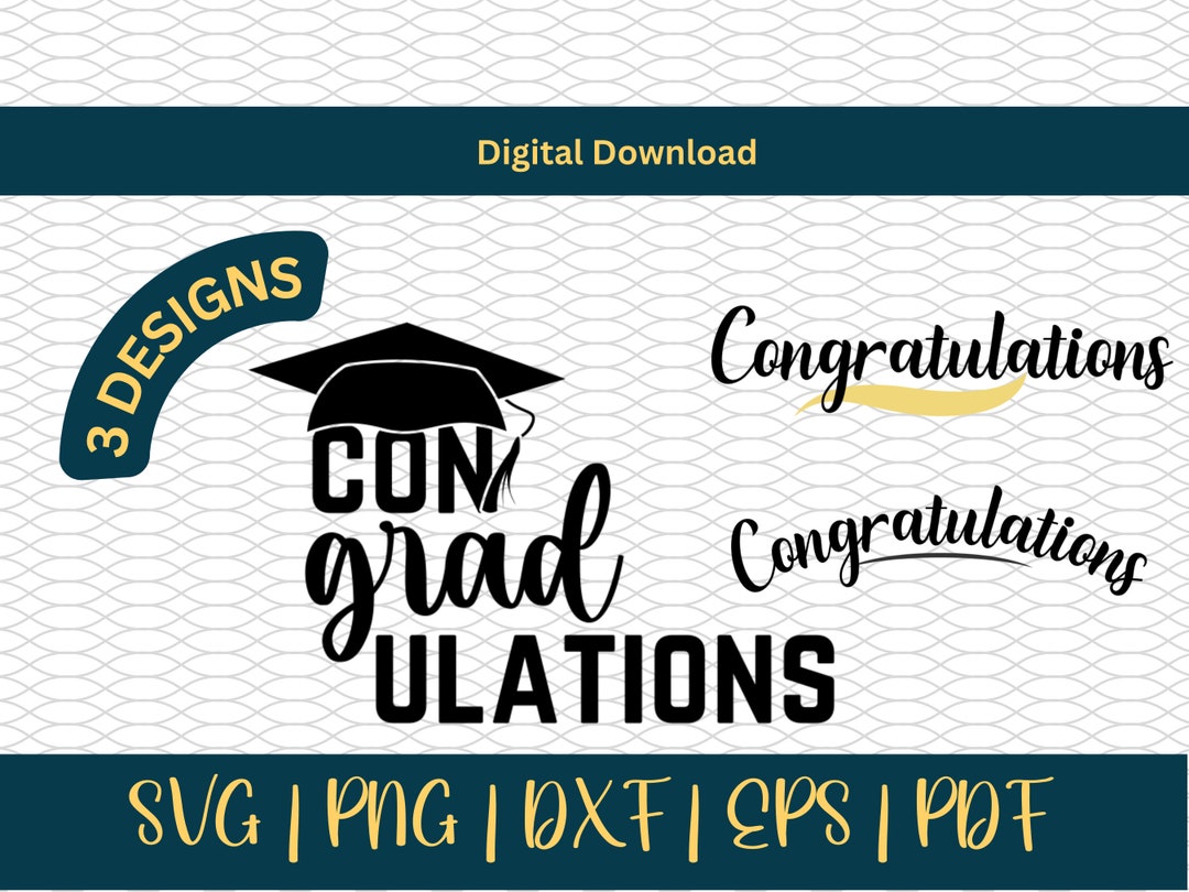 Congratulations Svg, Graduation Svg, Class of 2023 Svg, Cricut Cut File ...