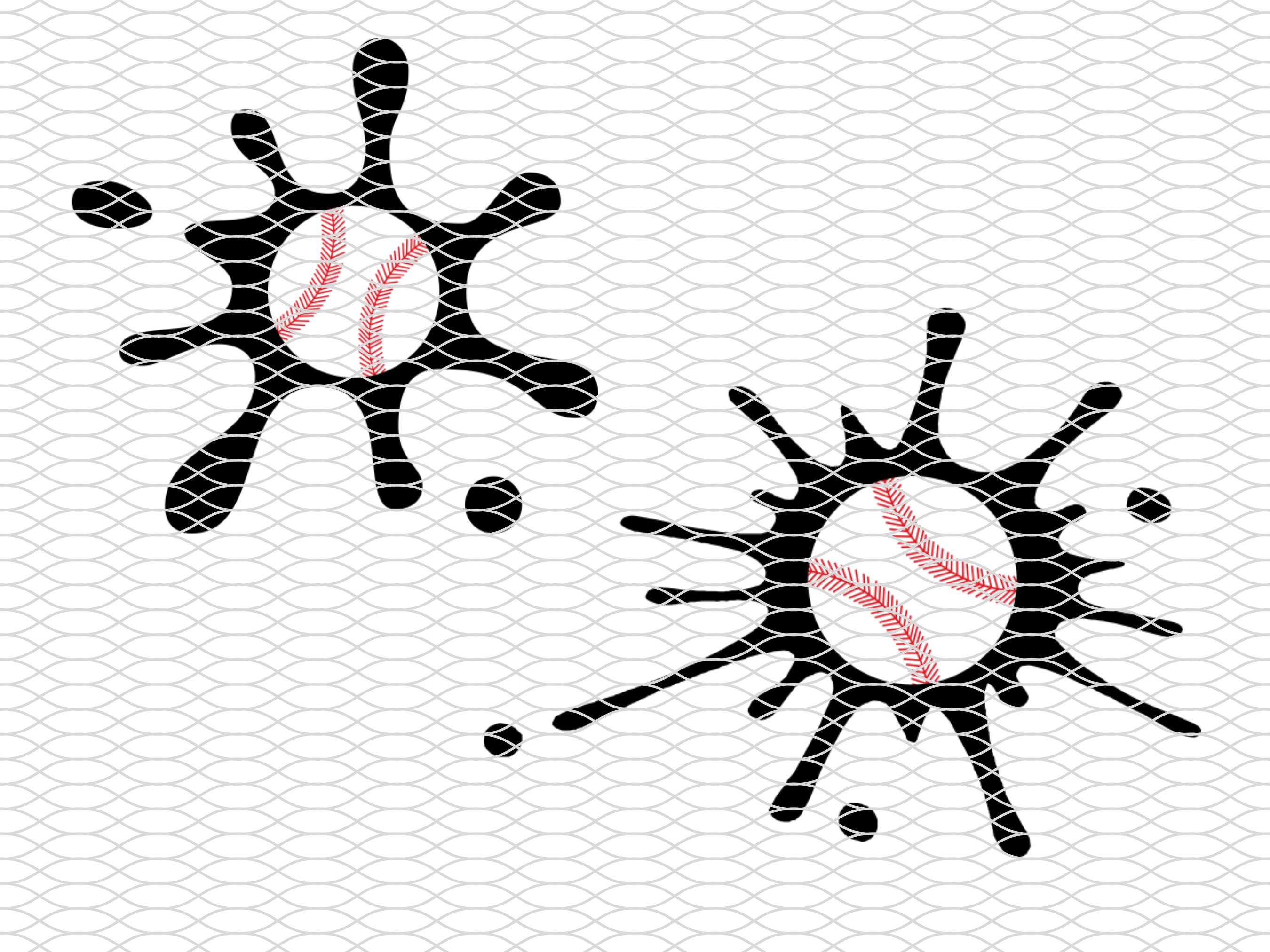 Baseball Svg, Splatter Baseball, Paint Splash Svg, Svg Files Cricut ...