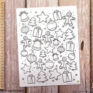 Holiday Goodies Coloring Page Printable Digital Download - Etsy