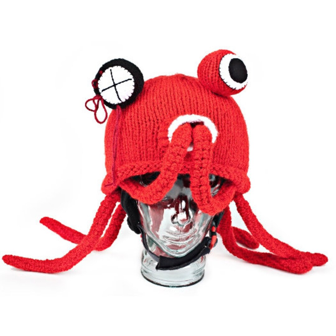 Octopus Helmet Cover, Red, Froggu and Friends, Bike Helmet Cover ...