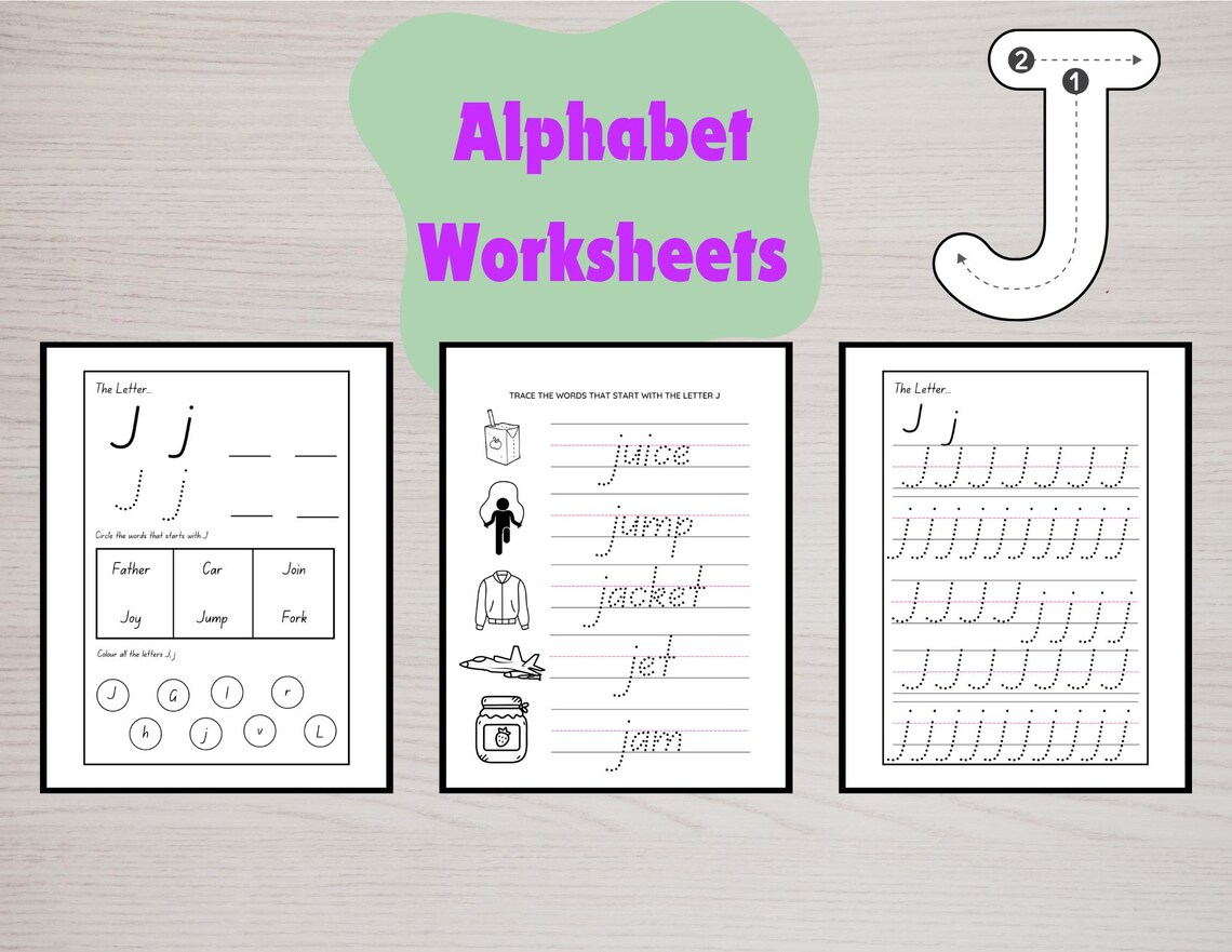 Printable Handwriting Practice Sheets for Kids | Tracing Worksheets ...