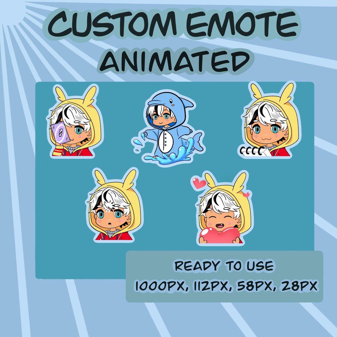 Custom Animated Emotes | Unique Designs for Twitch, Discord, & Youtube ...