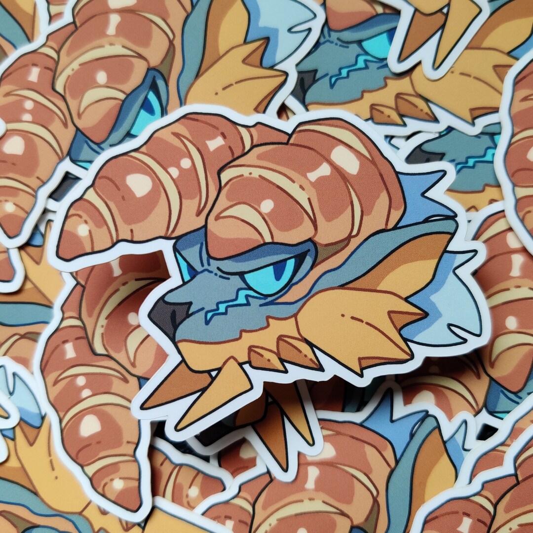Monster Hunter | Croissant Zinogre | Vinyl Sticker - Etsy