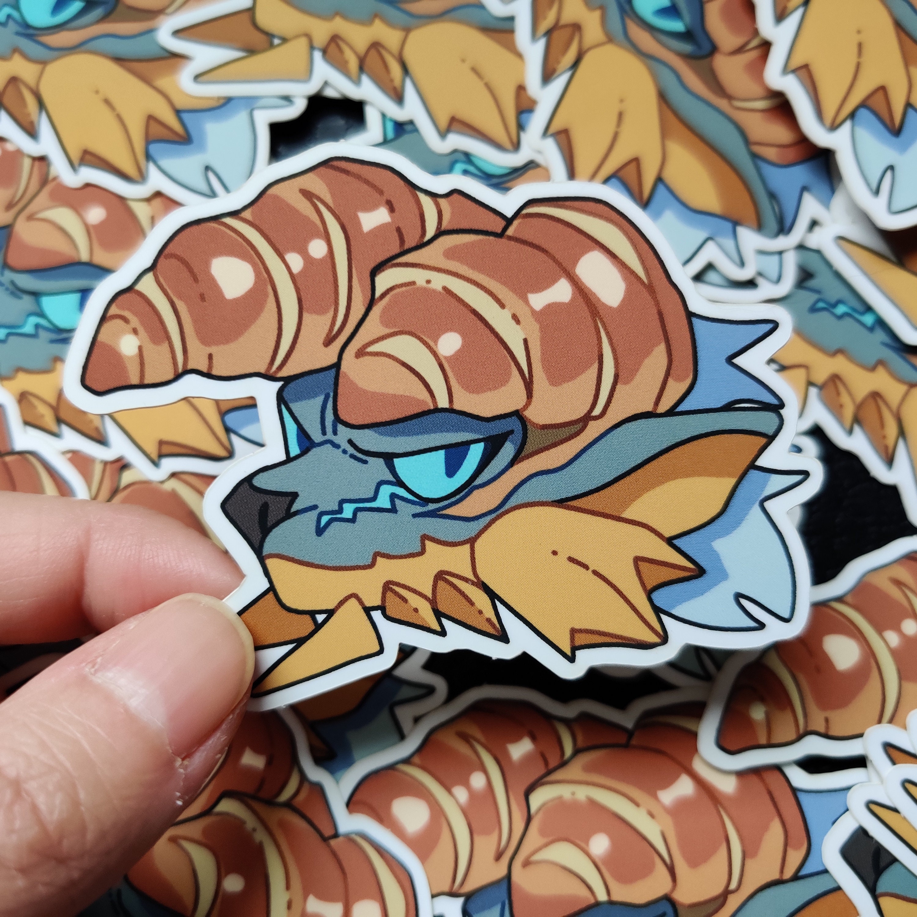 Monster Hunter | Croissant Zinogre | Vinyl Sticker - Etsy