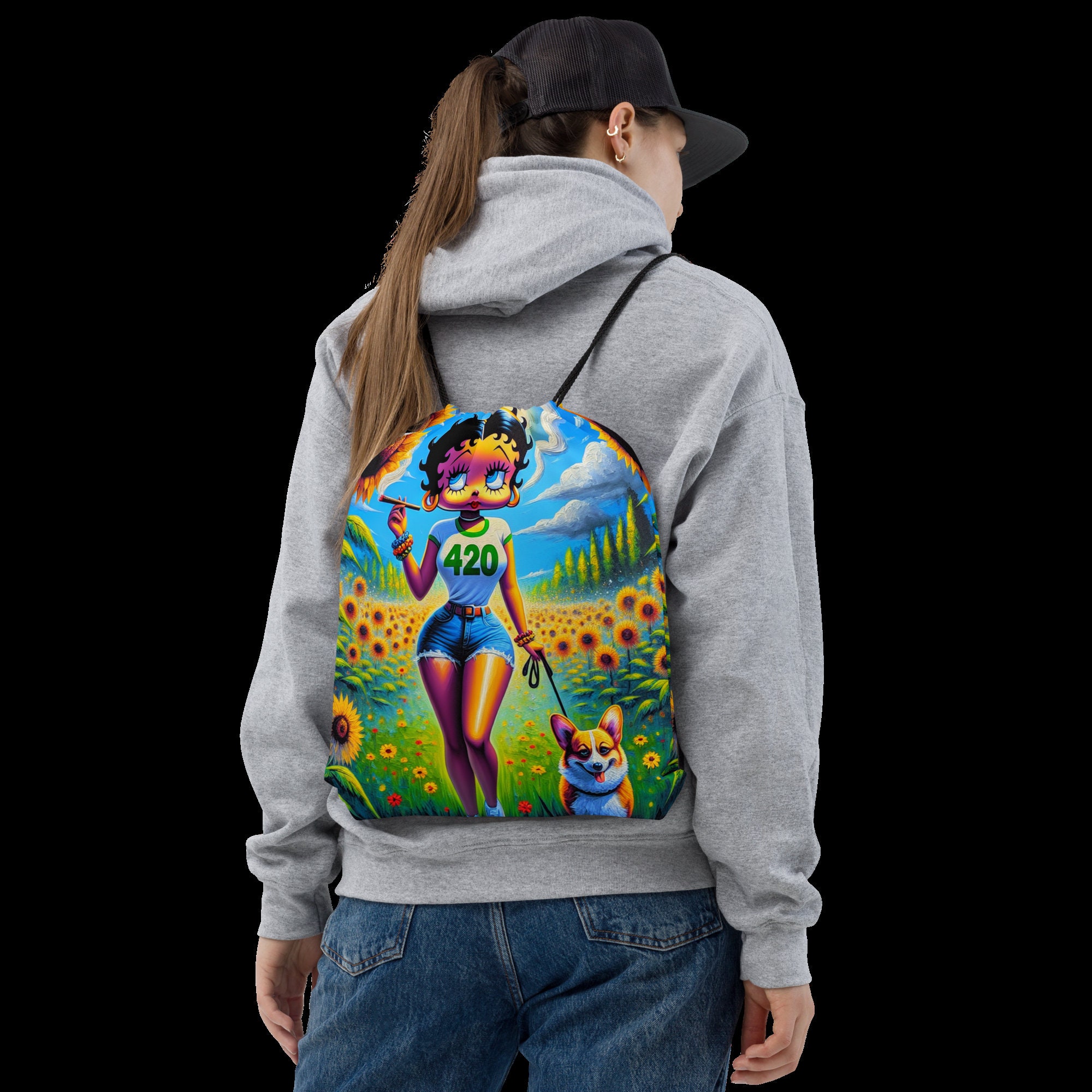 Celebrate 420 Weed Life With Betty Boop 4:20 High Resolution 300 Dpi ...