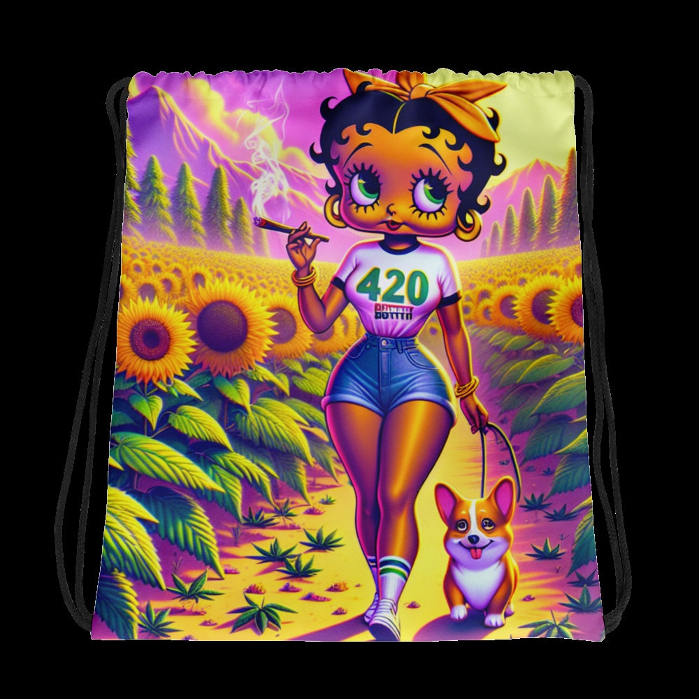 Celebrate 420 Weed Life With Betty Boop 4:20 High Resolution 300dpi PNG ...