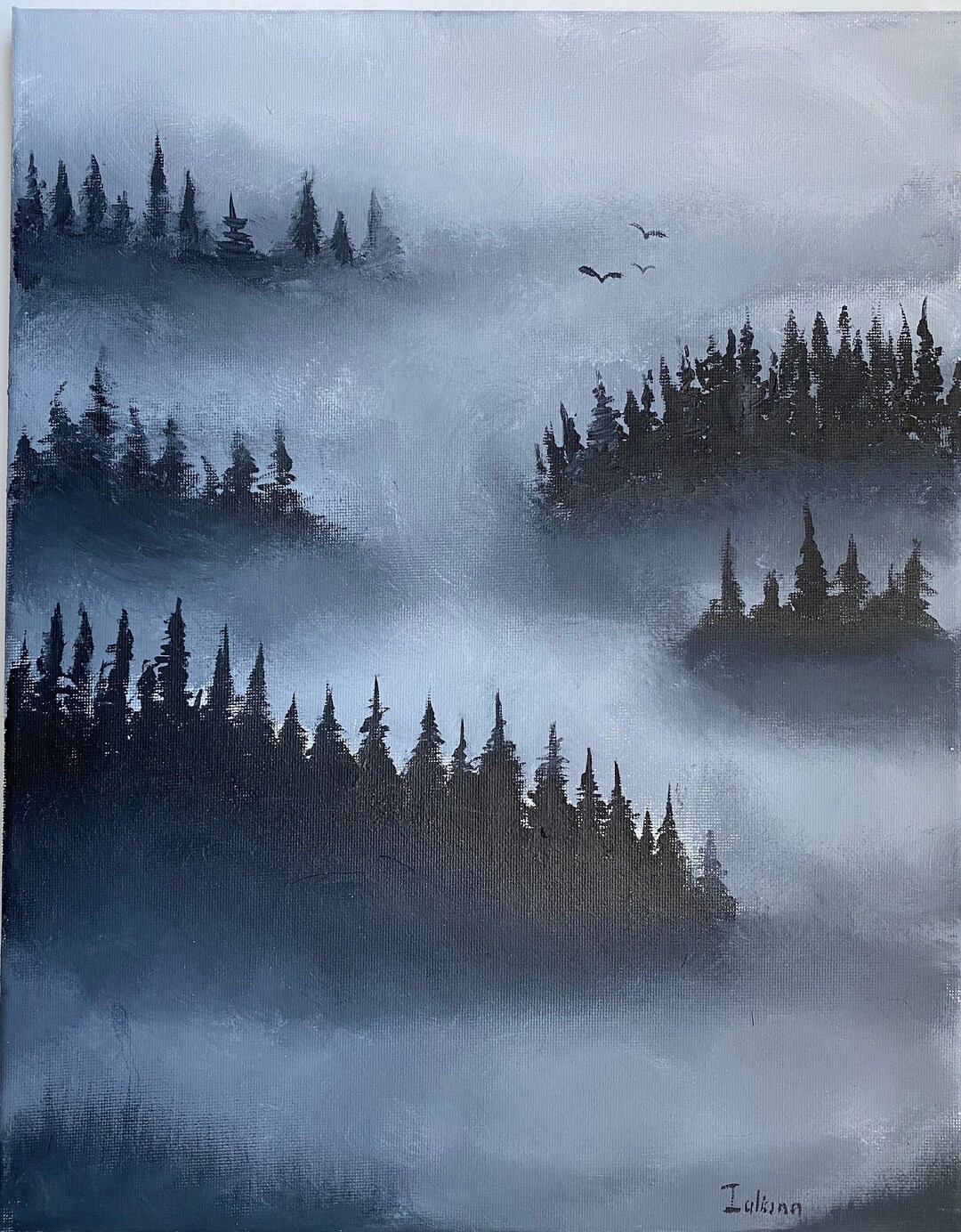 Nebula, Dark Forest, Late Night. - Etsy