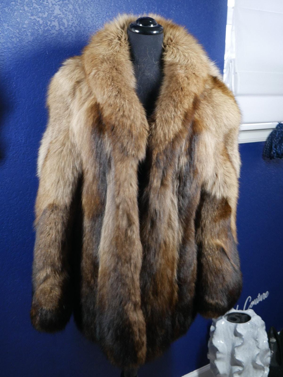 Gorgeous Rustic Ombre Full Pelt Fox Fur Stroller Coat Jacket - Etsy