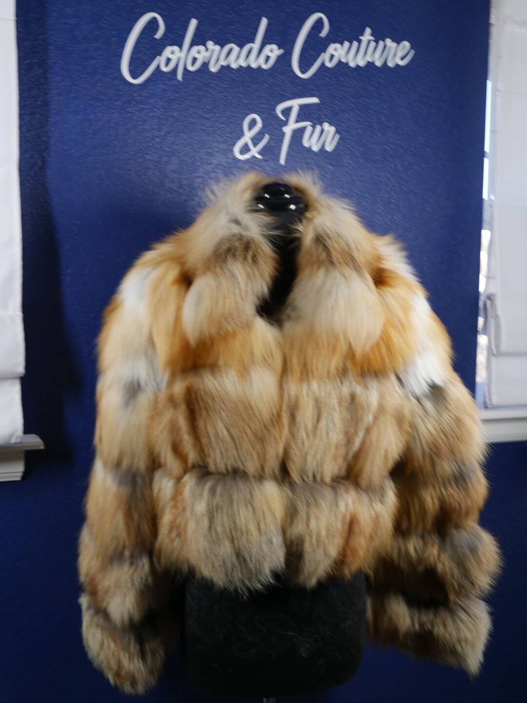Fun & Fluffy Red Fox Fur Cropped Bolero Coat Jacket - Etsy