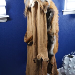 Stunning Raw Boho Red Fox Fur Coat Reversible Sheared & Long Hair - Etsy