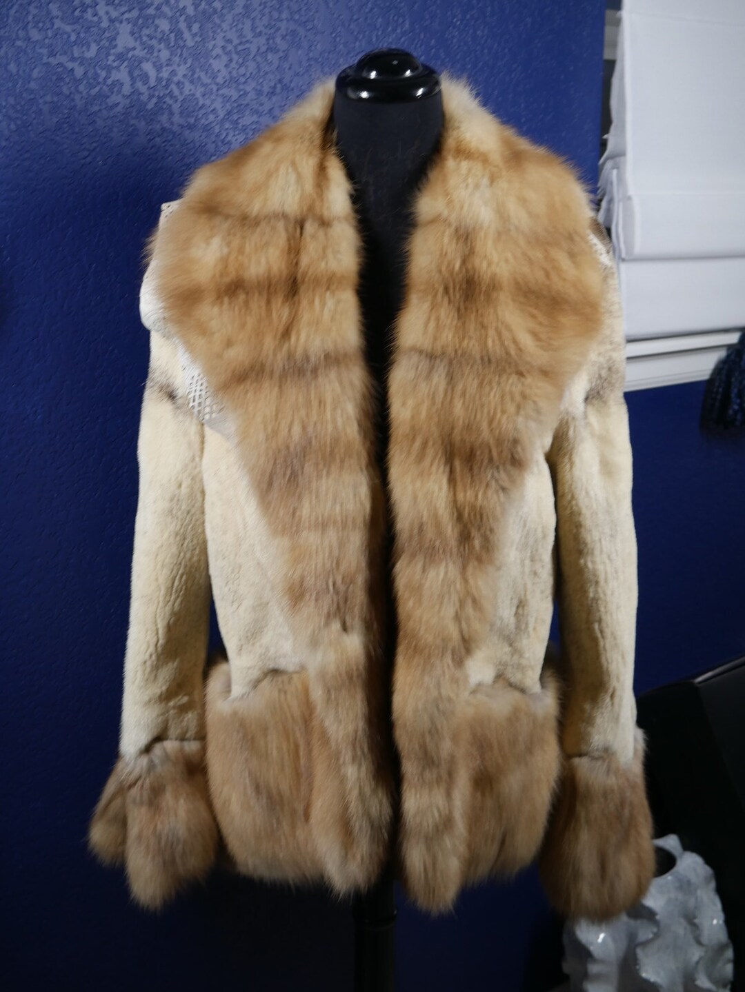 Stunning Laser Sheared Cross Mink & Golden Sable Fur Coat Jacket - Etsy