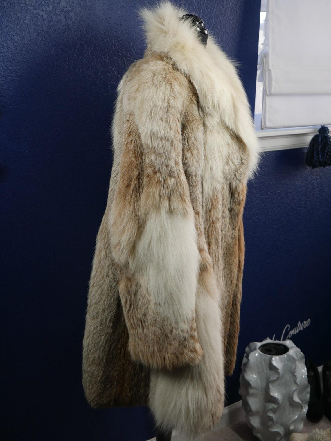 Beautiful Vintage Lynx Fur Coat Jacket - Etsy