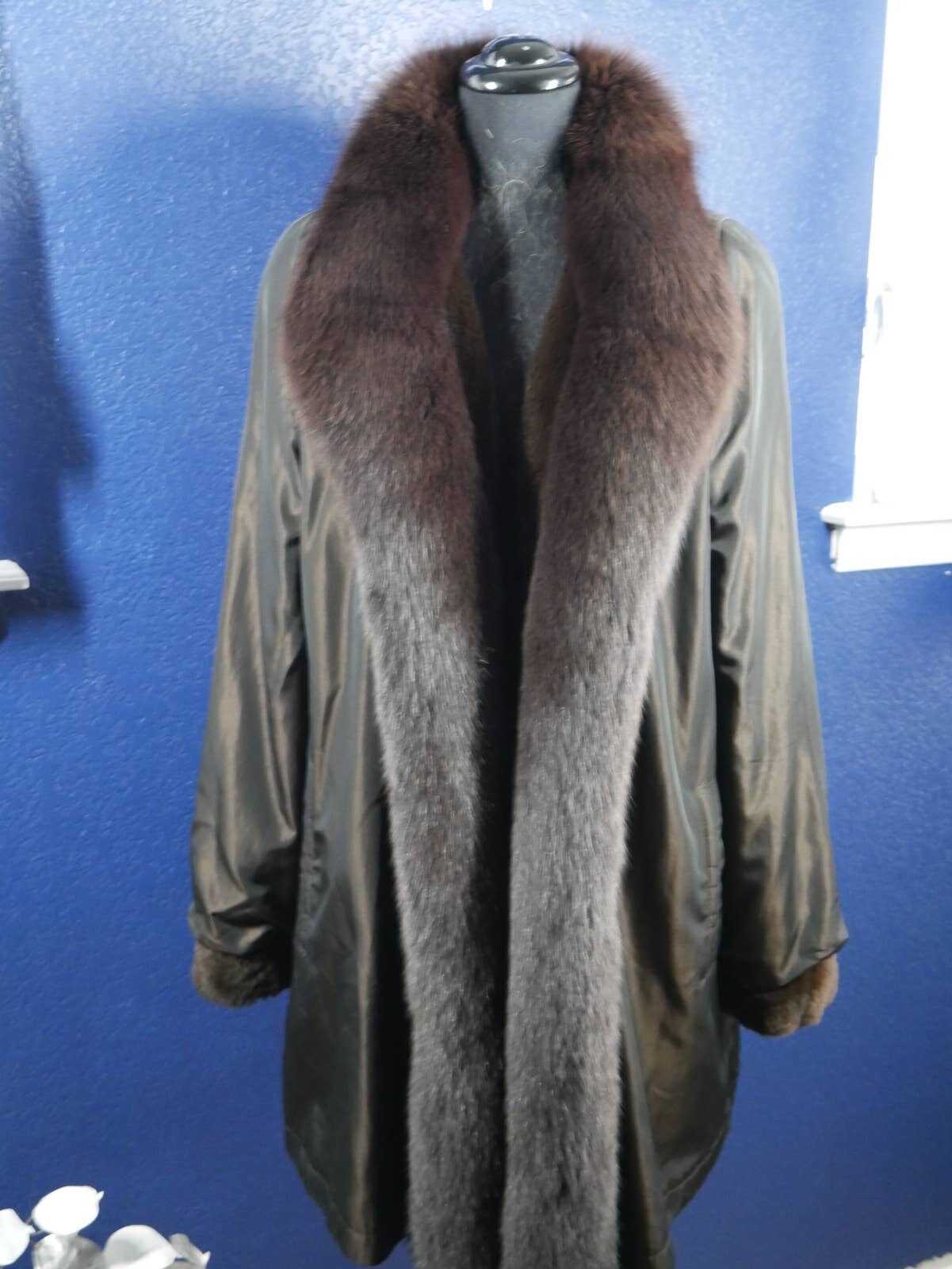 Gorgeous Sheared Mink & Fox Fur Coat Reversible - Etsy