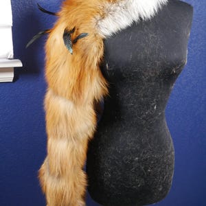 Seen on the Runway & the Stars! A Fox Fur Sleeve Bolero Coat Jacket - Etsy