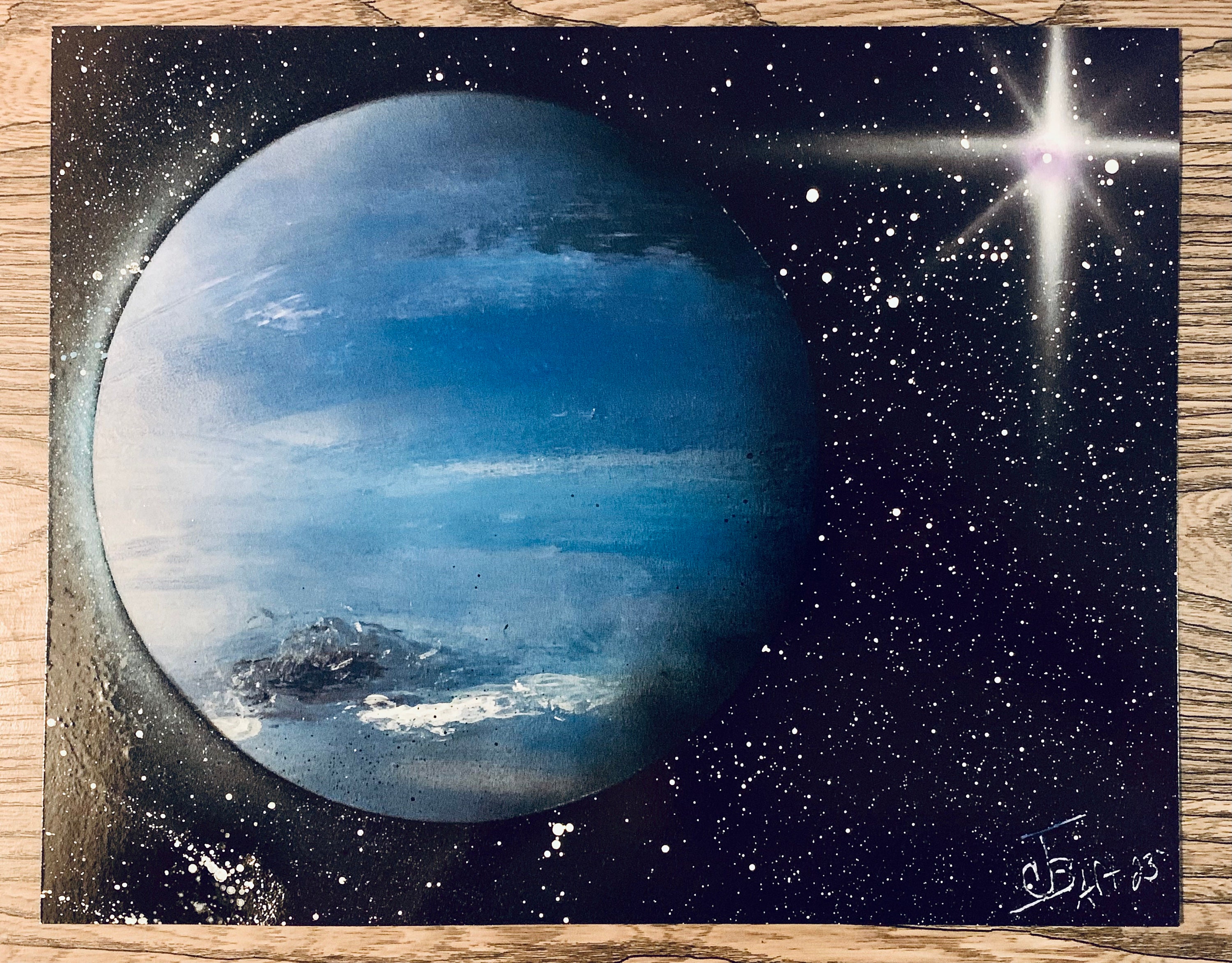 Planet Neptune Project Posterboard