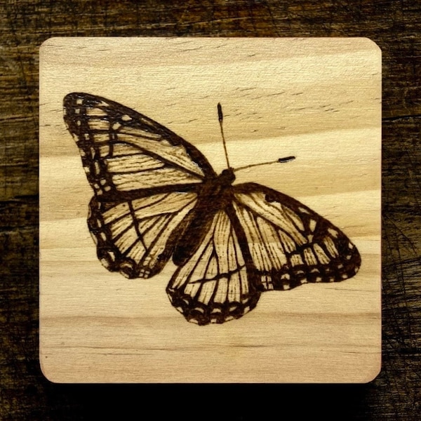Wood Burning Coaster - Etsy
