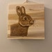 10x10 Pyrography Rabbit on Unfinished Pine - Etsy