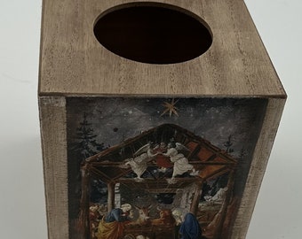 Laser-cut Tissue Box Cover Religious Cross Theme - Etsy