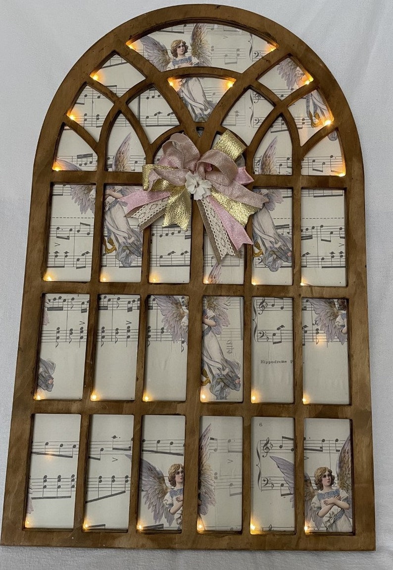 Lighted Angel Window - Etsy