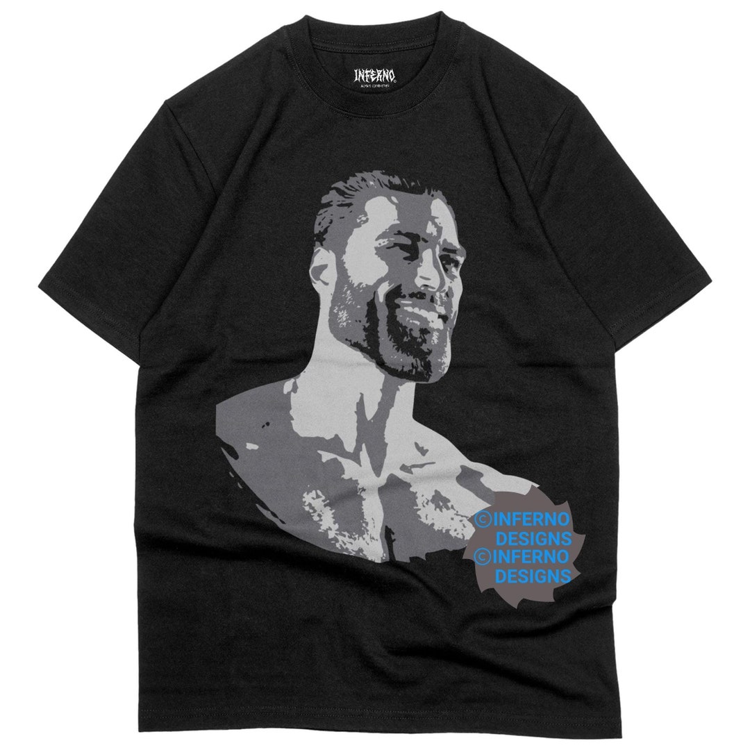 Gigachad Shirt, Funny Meme, Gigachad Meme. Gym Shirt, Pump Cover, Y2K ...